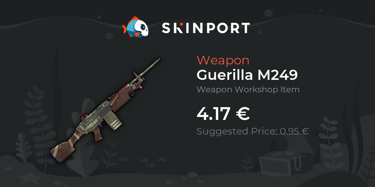 Guerilla M249 - Rust - Skinport