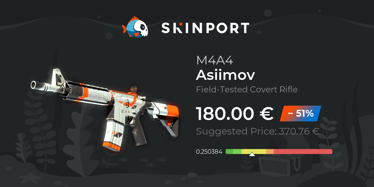 M4A4 | Asiimov (Field-Tested) - Counter-Strike 2 - Skinport