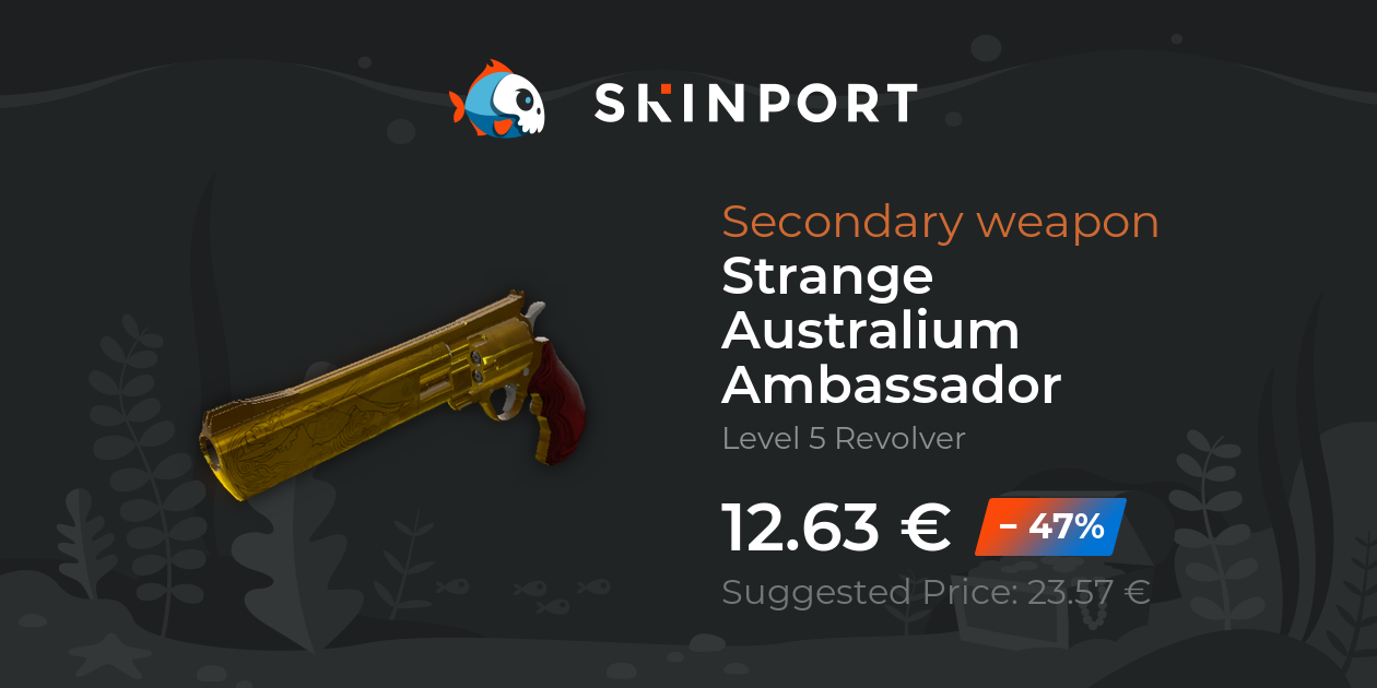 Strange Australium Ambassador - Team Fortress 2 - Skinport