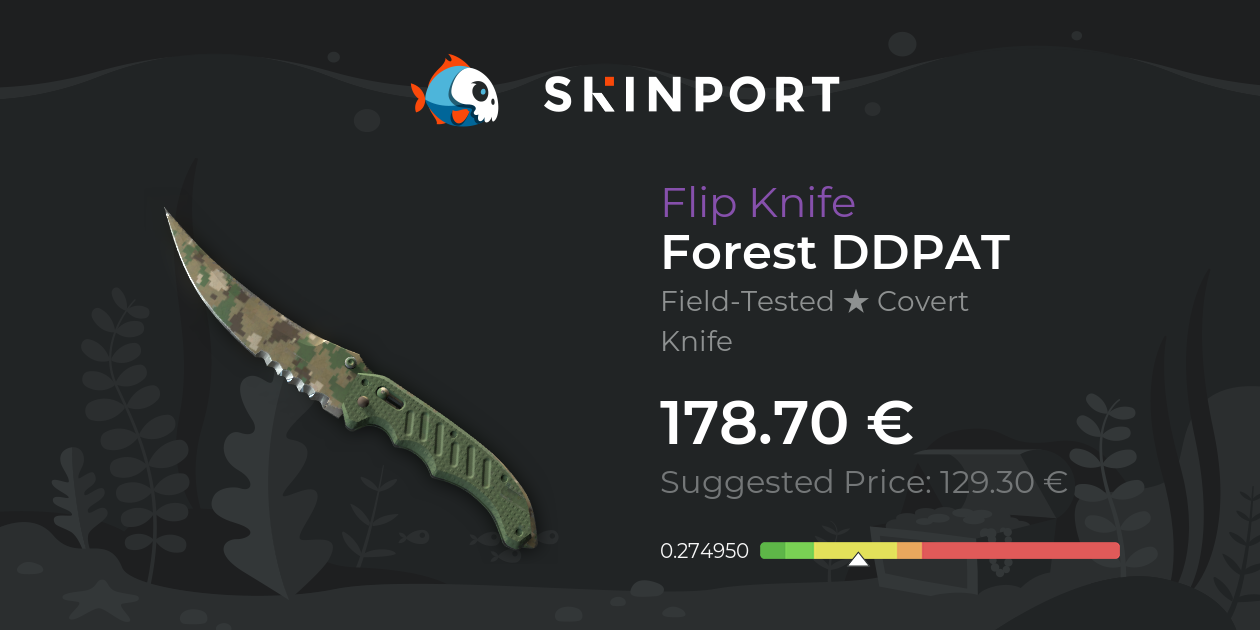 Flip Knife | Forest DDPAT (Field-Tested) - Counter-Strike 2 - Skinport