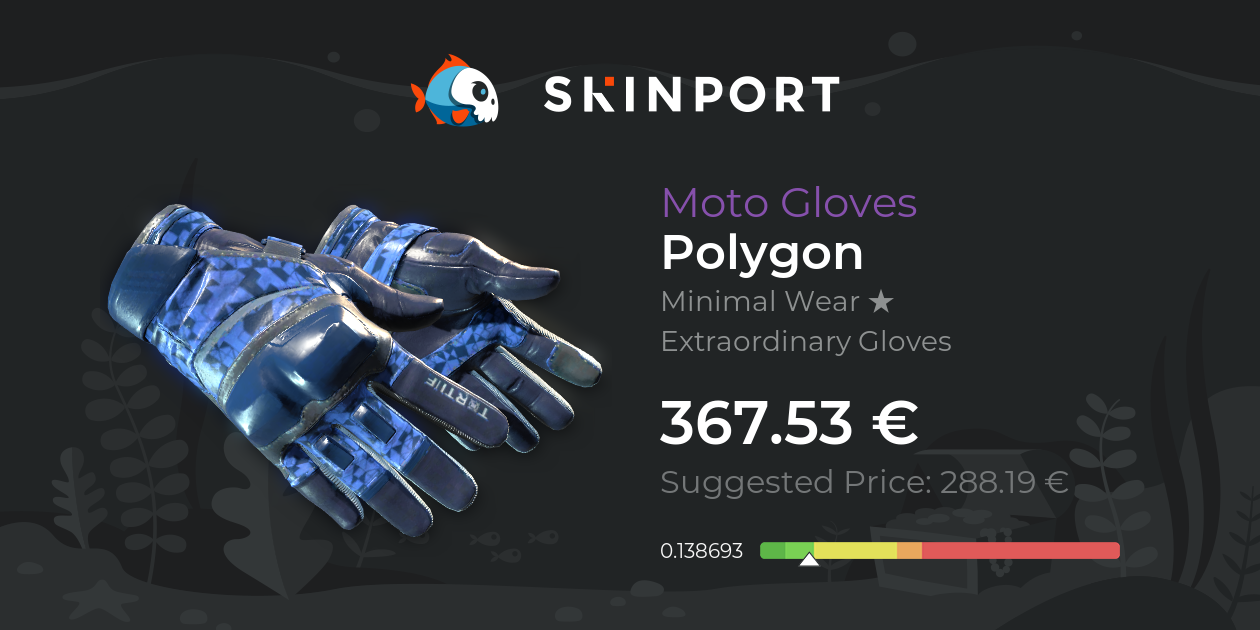 Moto Gloves | Polygon (Minimal Wear) - Counter-Strike 2 - Skinport