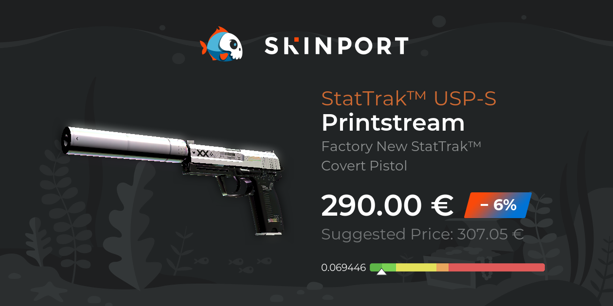 StatTrak™ USP-S | Printstream (Factory New) - Counter-Strike 2 - Skinport