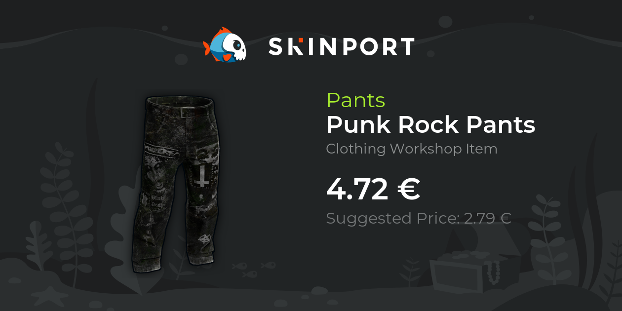 Punk Rock Pants - Rust - Skinport