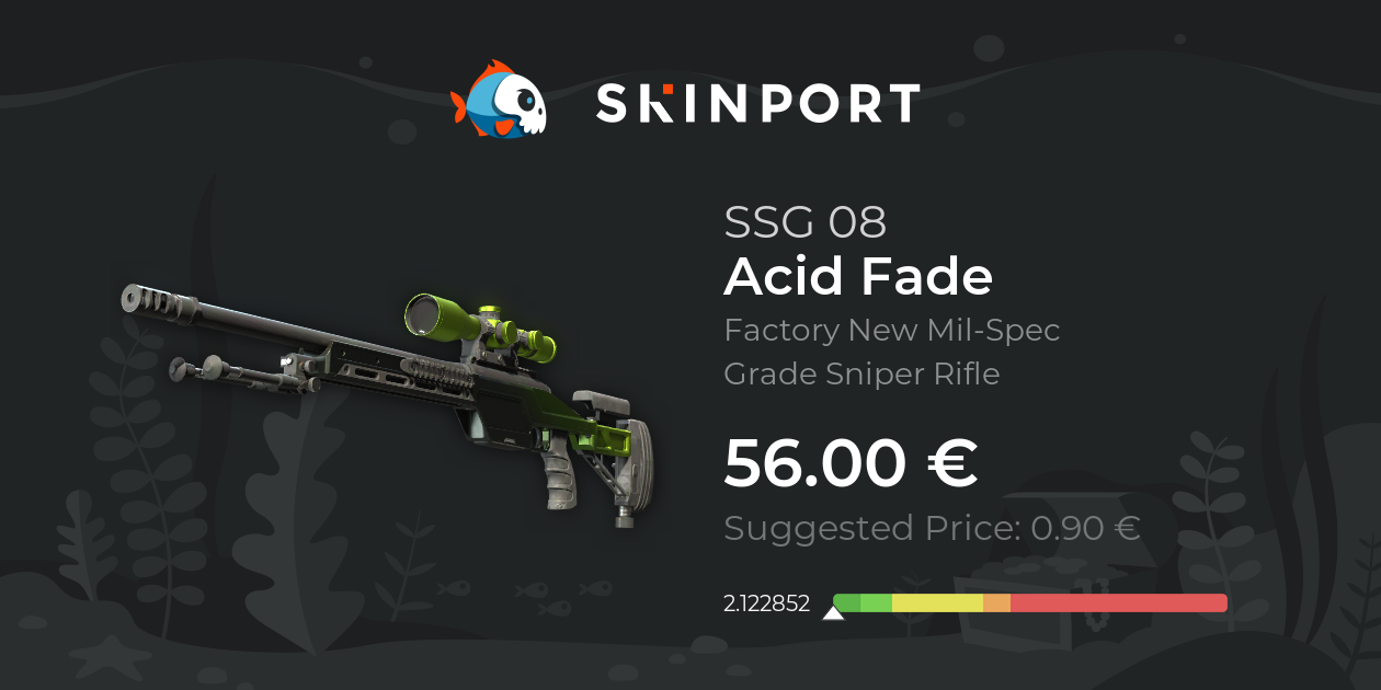 SSG 08 | Acid Fade (Factory New) - Counter-Strike 2 - Skinport
