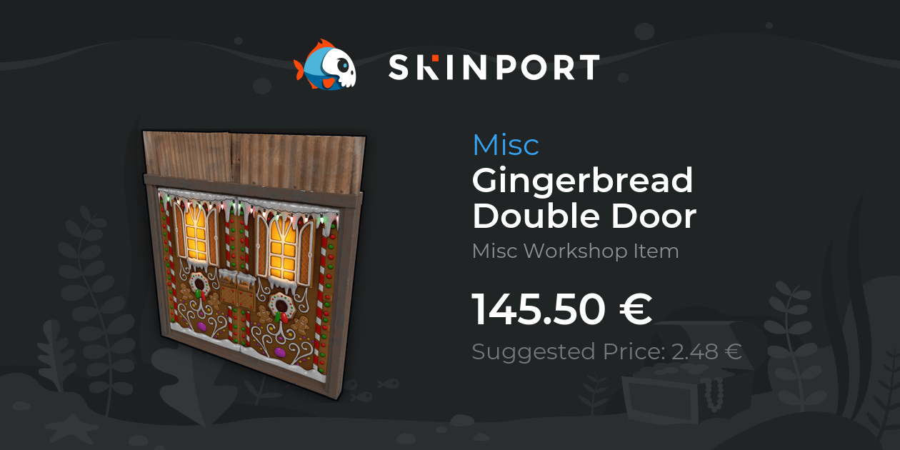 Gingerbread Double Door - Rust - Skinport
