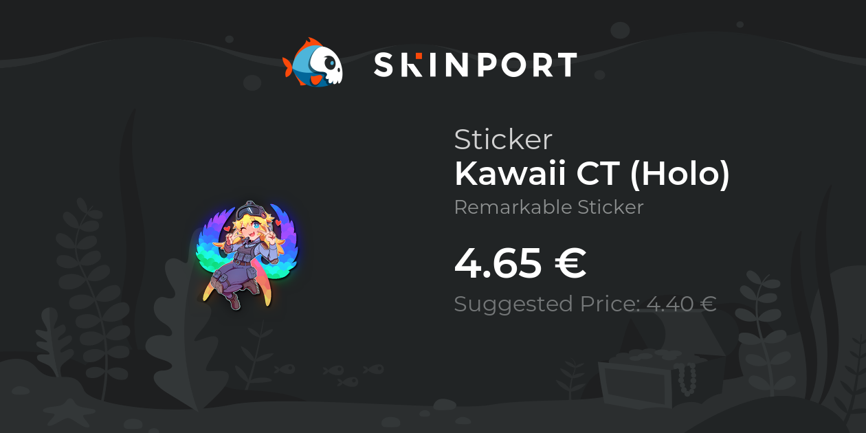 Sticker | Kawaii CT (Holo) - Counter-Strike 2 - Skinport
