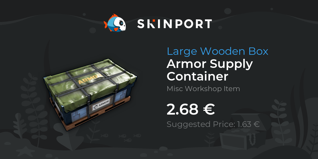 Armor Supply Container - Rust - Skinport
