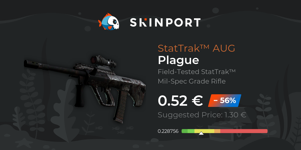 StatTrak™ AUG | Plague (Field-Tested) - CS2 - Skinport