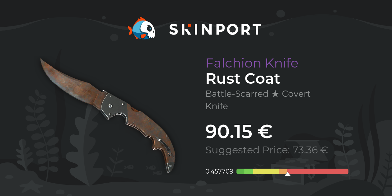 Falchion Knife | Rust Coat (Battle-Scarred) - Counter-Strike 2 - Skinport