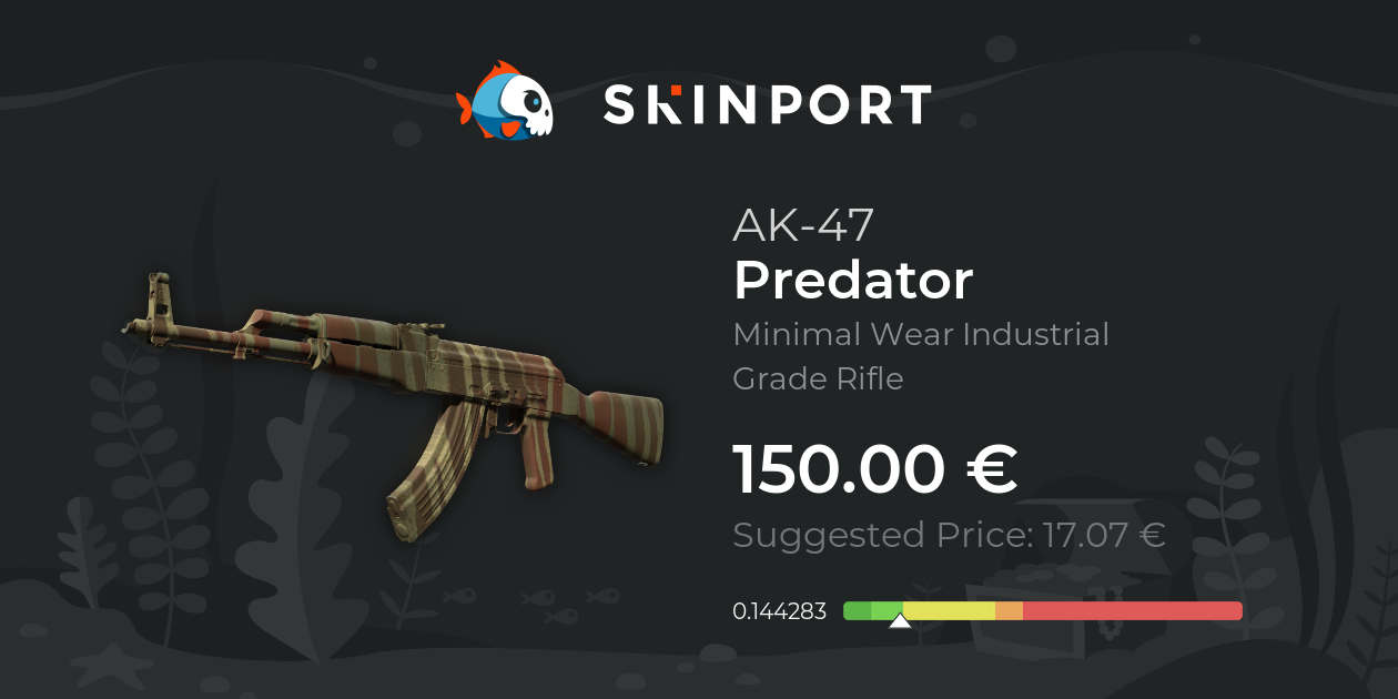 AK-47 | Predator (Minimal Wear) - Counter-Strike 2 - Skinport