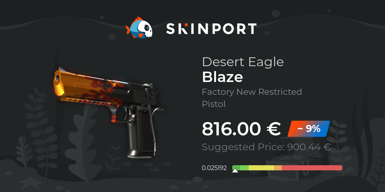 Desert Eagle | Blaze (Factory New) - Counter-Strike 2 - Skinport