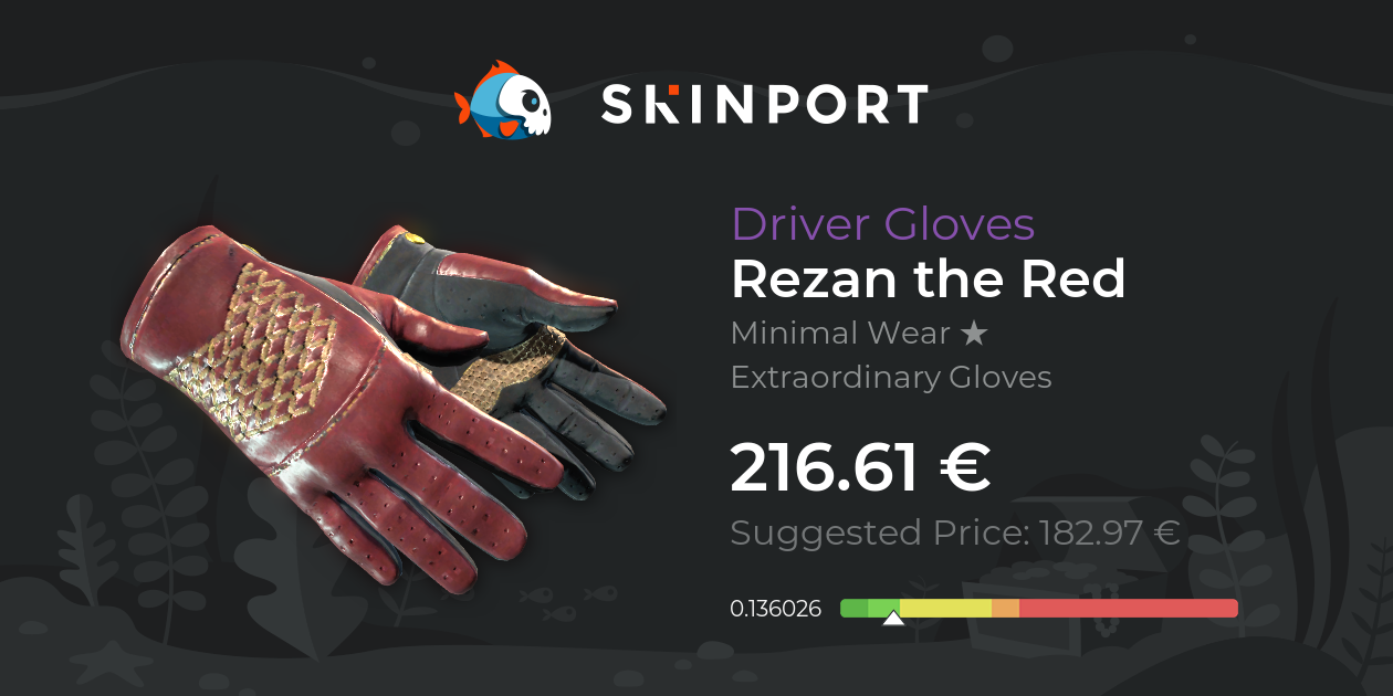 Driver Gloves | Rezan the Red (Minimal Wear) - Counter-Strike 2 - Skinport