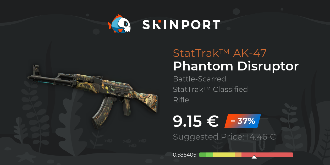 StatTrak™ AK-47 | Phantom Disruptor (Battle-Scarred) - Counter-Strike 2 ...