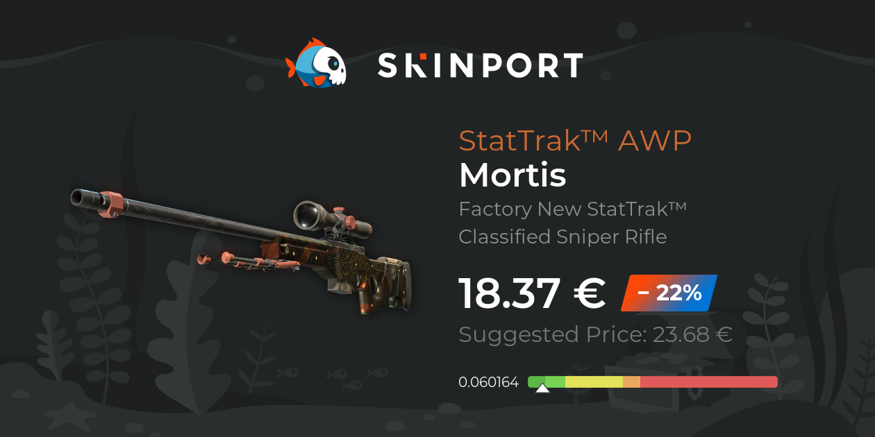 StatTrak™ AWP | Mortis (Factory New) - Counter-Strike 2 - Skinport