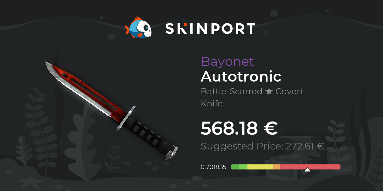 Bayonet | Autotronic (Battle-Scarred) - Counter-Strike 2 - Skinport