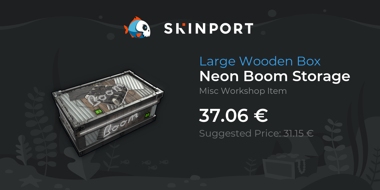 Neon Boom Storage - Rust - Skinport