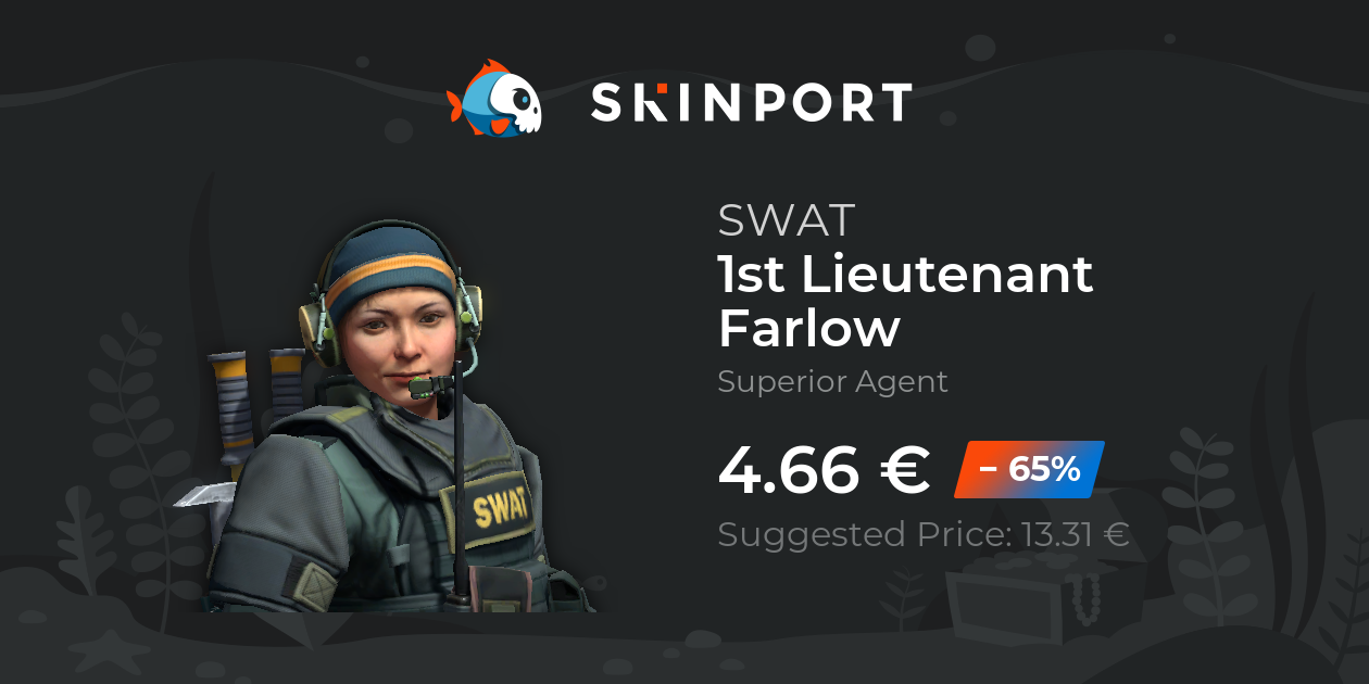 1st Lieutenant Farlow | SWAT - Counter-Strike 2 - Skinport
