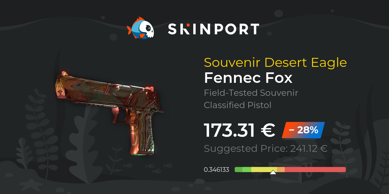 Souvenir Desert Eagle | Fennec Fox (Field-Tested) - Counter-Strike 2 ...