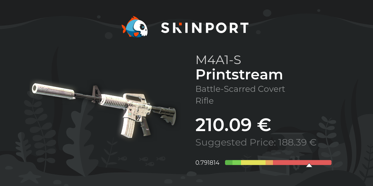 M4A1-S | Printstream (Kampfspuren) - Counter-Strike 2 - Skinport