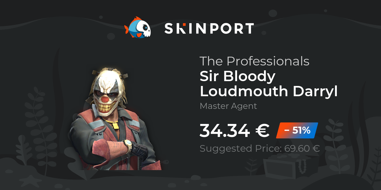 Sir Bloody Loudmouth Darryl | The Professionals - CS2 - Skinport