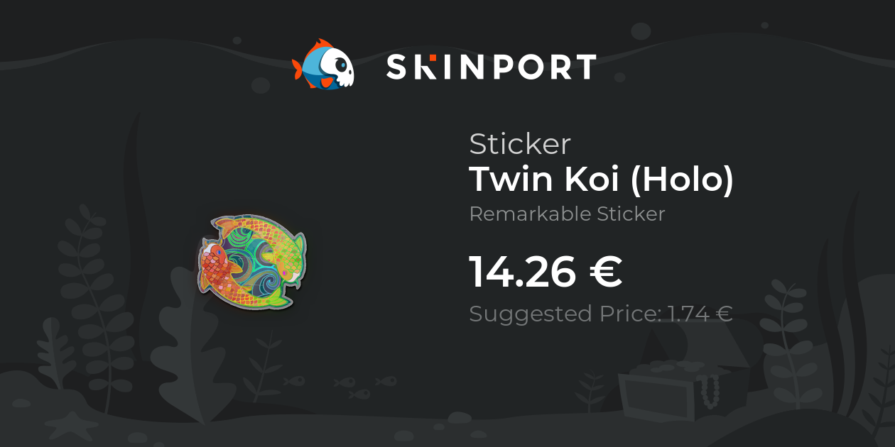 Sticker | Twin Koi (Holo) - Counter-Strike 2 - Skinport