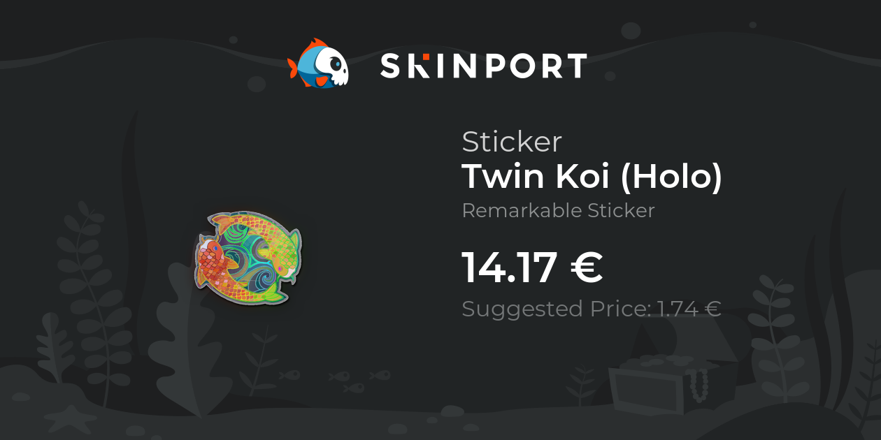 Sticker | Twin Koi (Holo) - CS:GO - Skinport