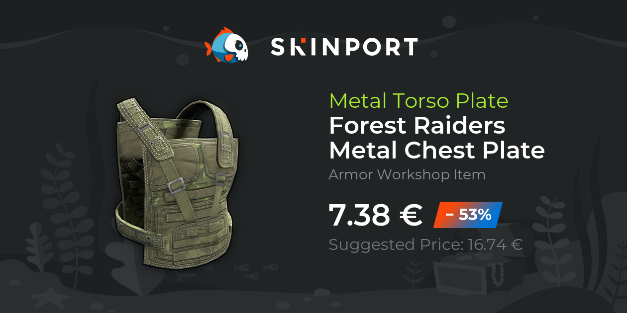Forest Raiders Metal Chest Plate - Rust - Skinport