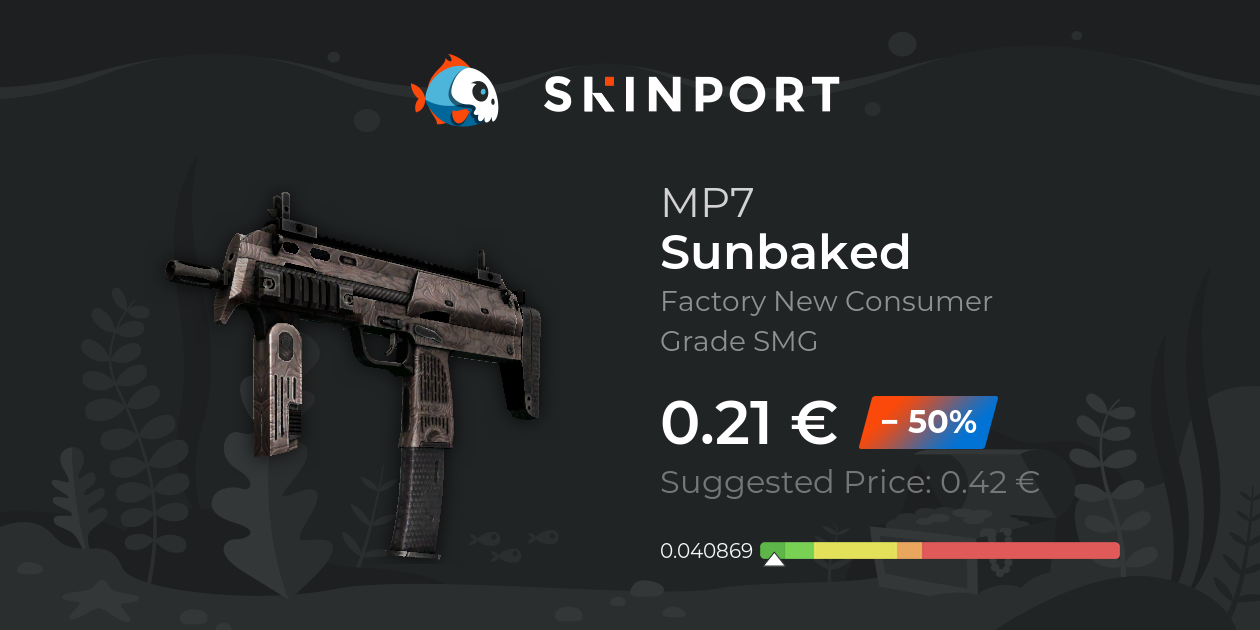 MP7 | Sunbaked (Factory New) - Counter-Strike 2 - Skinport