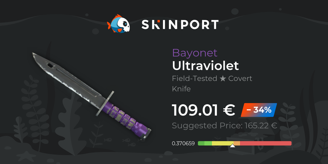 Bayonet | Ultraviolet (Field-Tested) - Counter-Strike 2 - Skinport