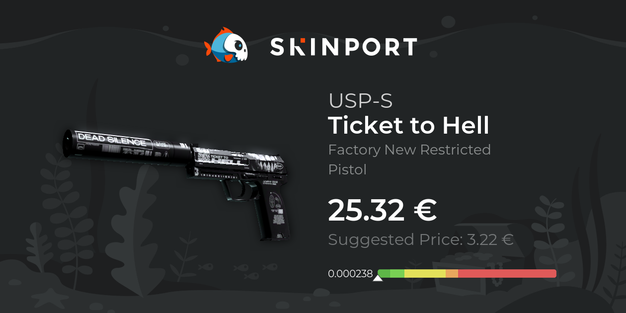 USP-S | Ticket to Hell (Factory New) - CS:GO - Skinport