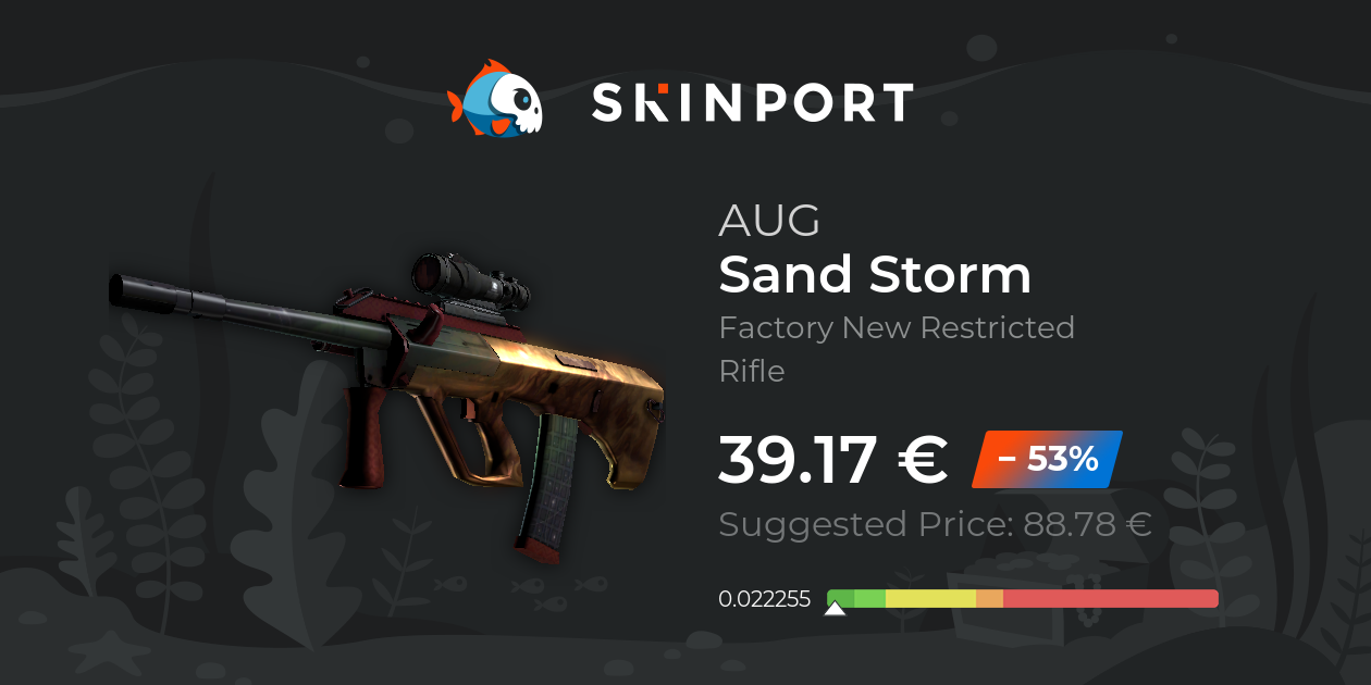 AUG | Sand Storm (Factory New) - CS:GO - Skinport