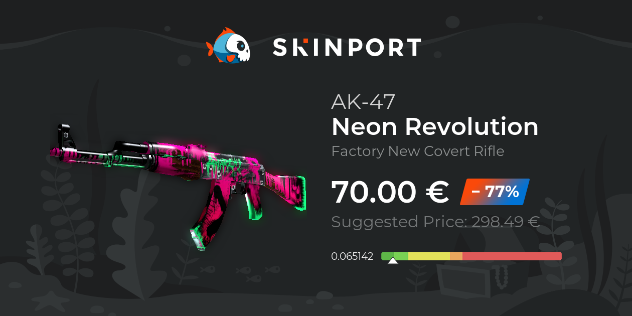 AK-47 | Neon Revolution (Factory New) - Counter-Strike 2 - Skinport