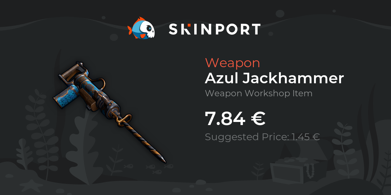 Azul Jackhammer - Rust - Skinport