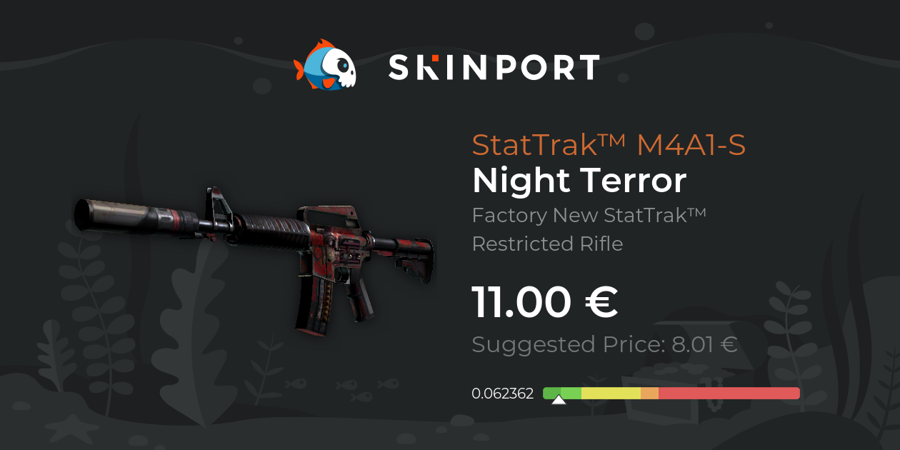 StatTrak™ M4A1-S | Night Terror (Factory New) - CS2 - Skinport