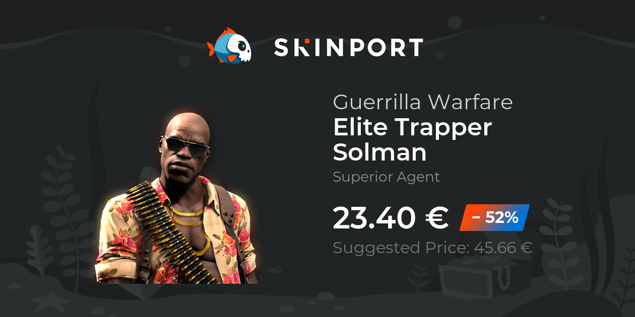 Elite Trapper Solman | Guerrilla Warfare - Counter-Strike 2 - Skinport