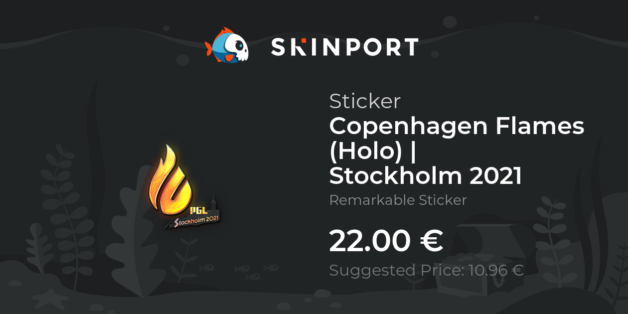 Sticker | Copenhagen Flames (holo) | Stockholm 2021 - Counter-Strike 2 ...
