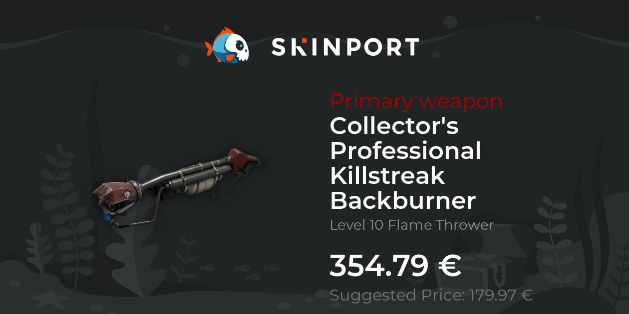 Collector's Professional Killstreak Backburner - Team Fortress 2 - Skinport