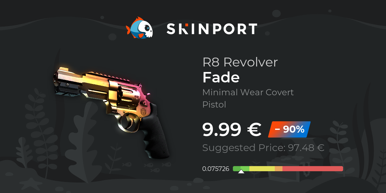 R8-Revolver | Farbverlauf (Minimale Gebrauchsspuren) - Counter-Strike 2 ...