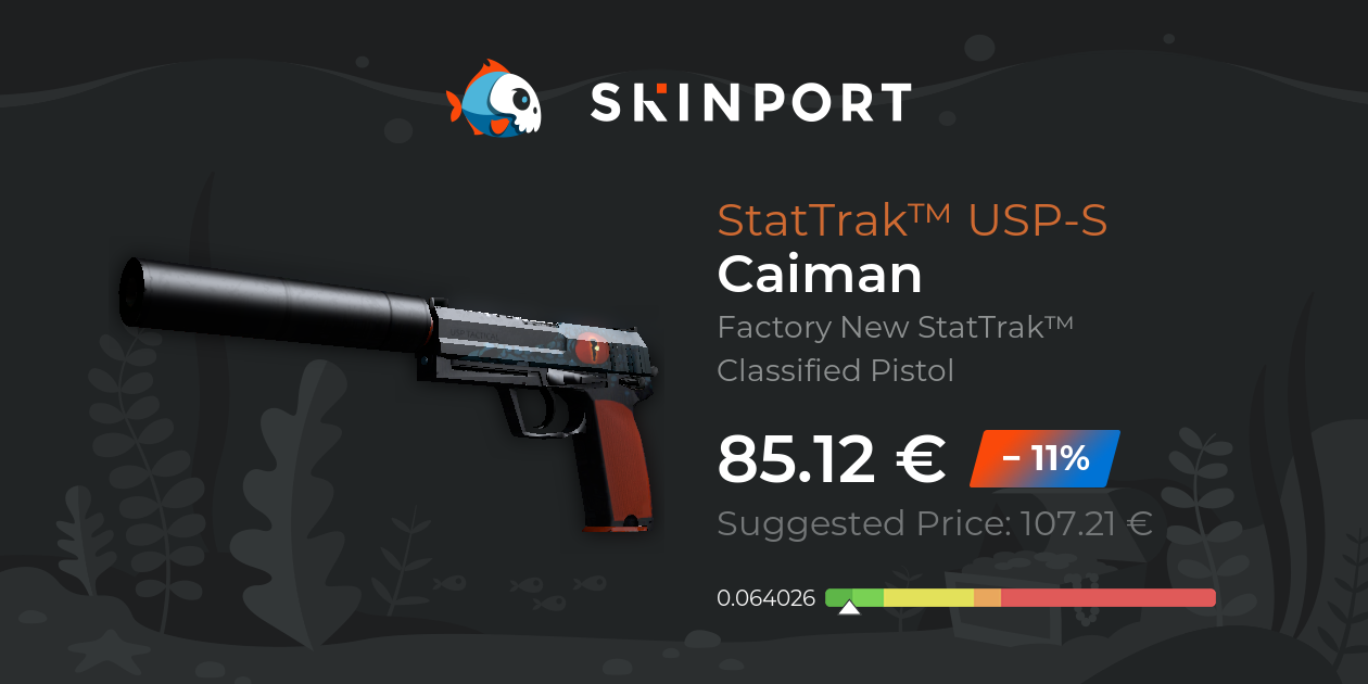StatTrak™ USP-S | Caiman (Factory New) - Counter-Strike 2 - Skinport