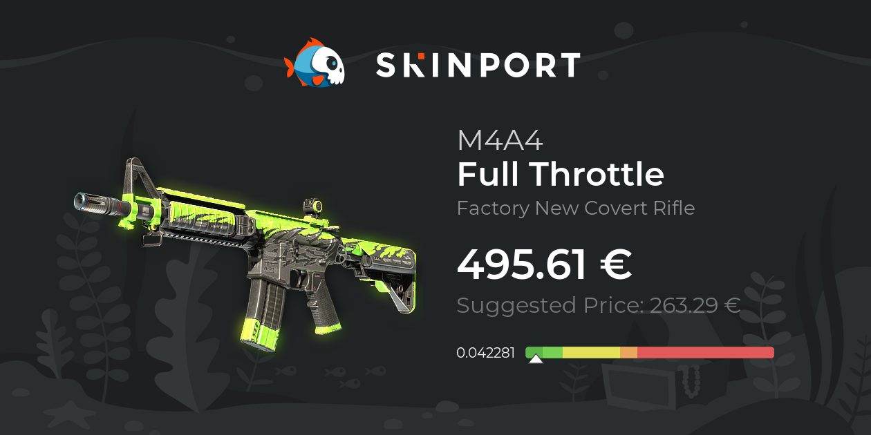 M4A4 | Full Throttle (Factory New) - Counter-Strike 2 - Skinport