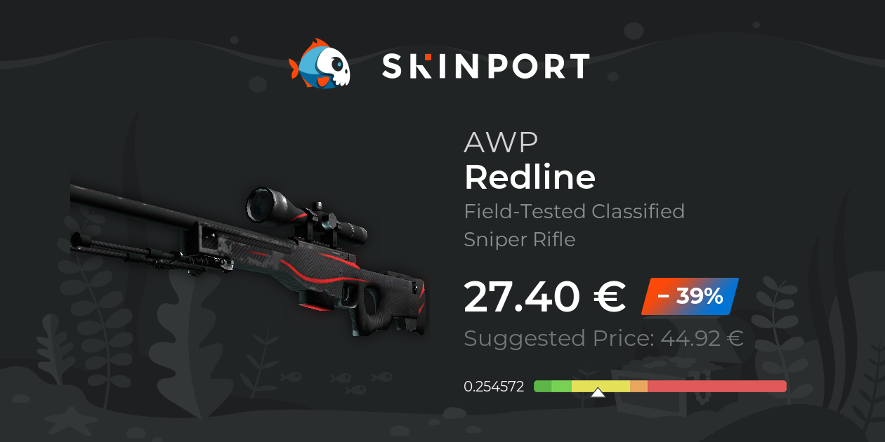 AWP | Redline (Field-Tested) - Counter-Strike 2 - Skinport