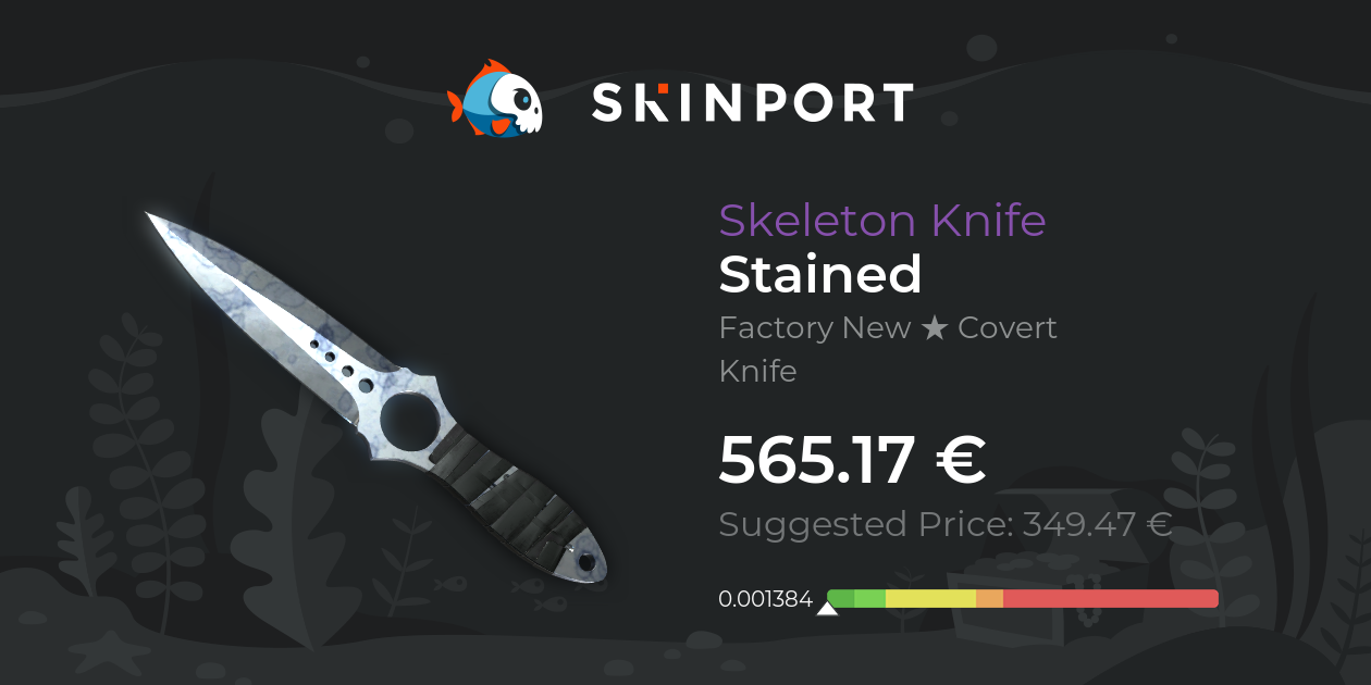 Skeleton Knife | Stained (Factory New) - Counter-Strike 2 - Skinport