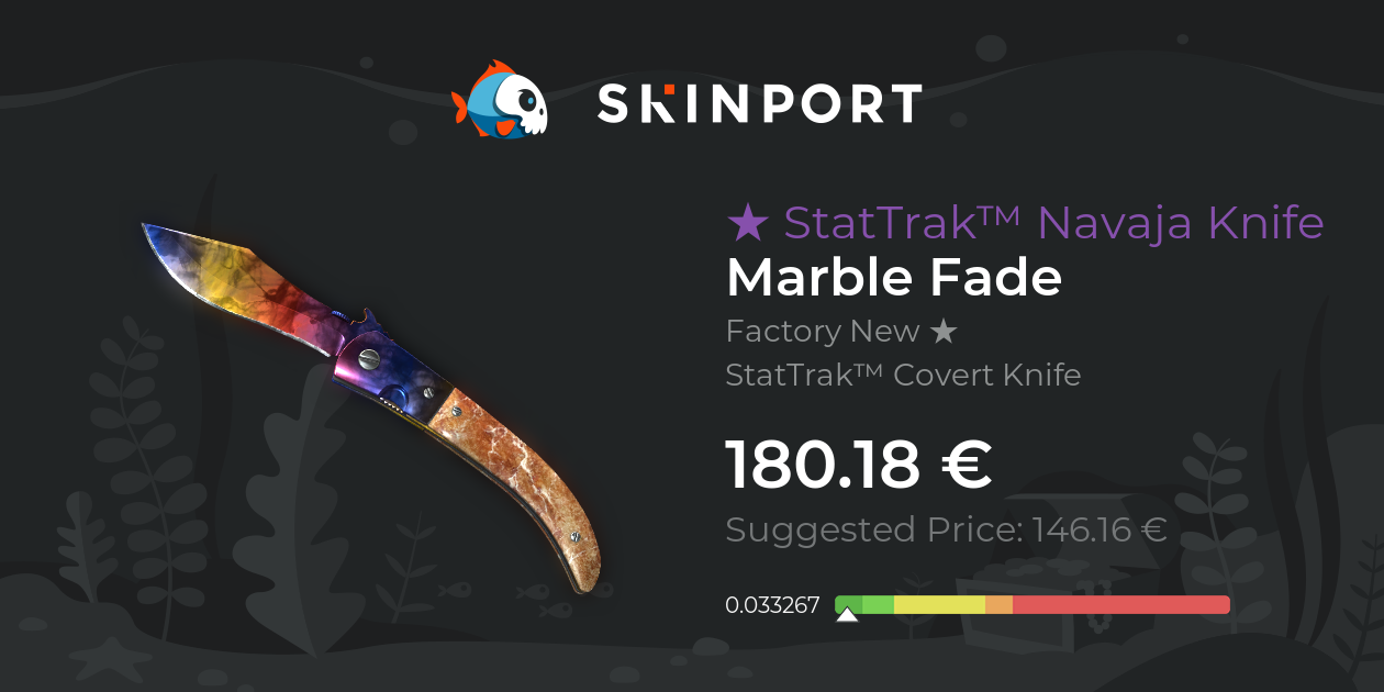 StatTrak™ Navaja Knife | Marble Fade (Factory New) - Counter-Strike 2 ...