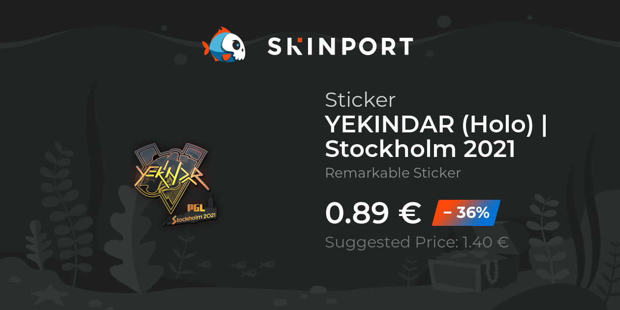 Sticker | YEKINDAR (Holo) | Stockholm 2021 - Counter-Strike 2 - Skinport
