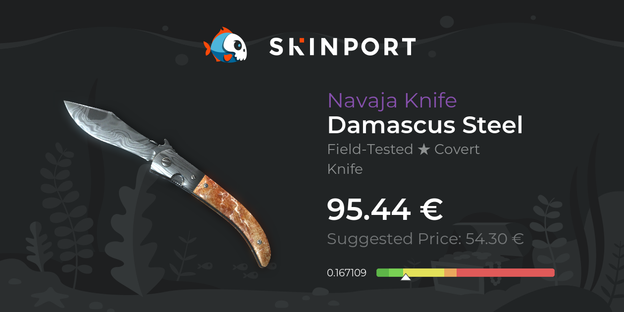 Navaja Knife | Damascus Steel (Field-Tested) - Counter-Strike 2 - Skinport