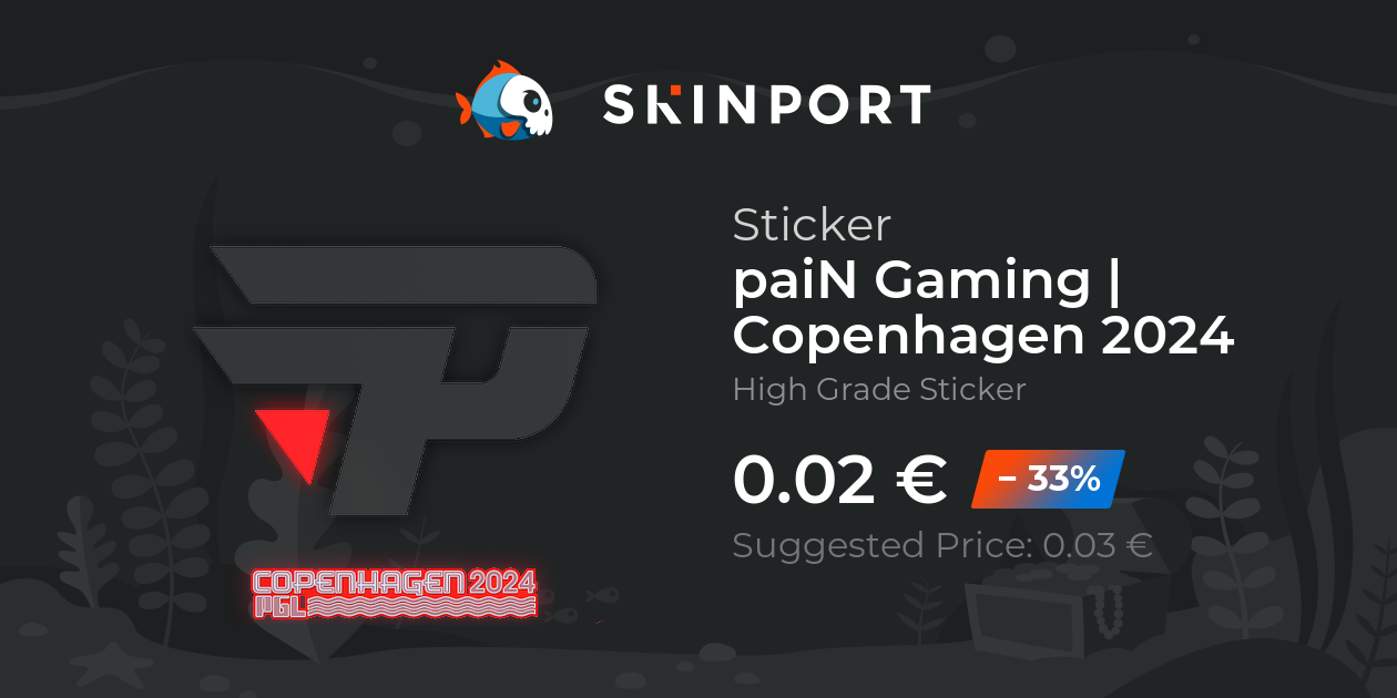 Sticker | paiN Gaming | Copenhagen 2024 - Counter-Strike 2 - Skinport