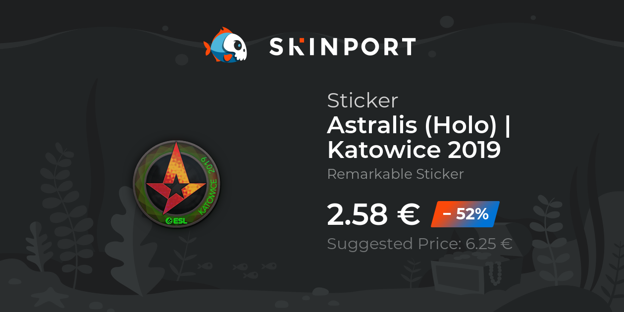 Sticker | Astralis (Holo) | Katowice 2019 - Counter-Strike 2 - Skinport