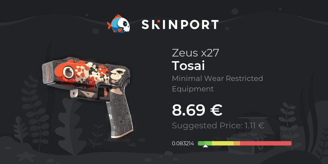 Zeus x27 | Tosai (Minimal Wear) - Counter-Strike 2 - Skinport
