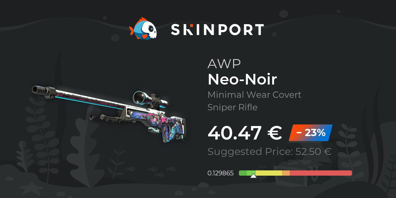 AWP | Neo-Noir (Minimal Wear) - Counter-Strike 2 - Skinport