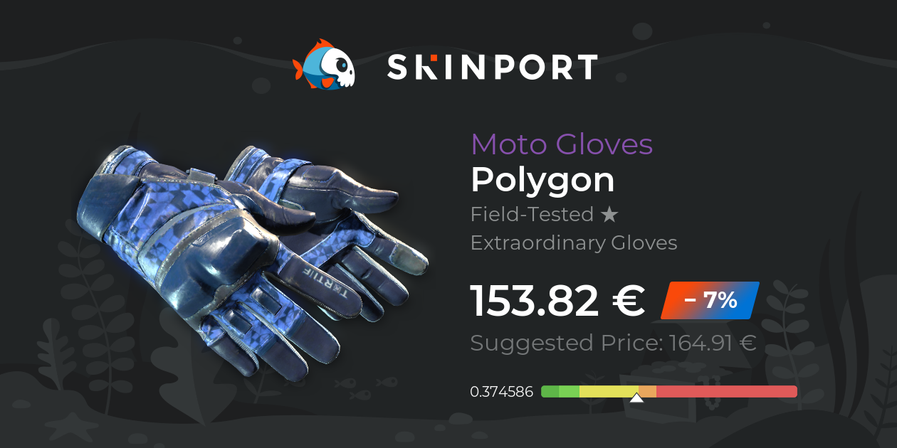 Moto Gloves | Polygon (Field-Tested) - Counter-Strike 2 - Skinport